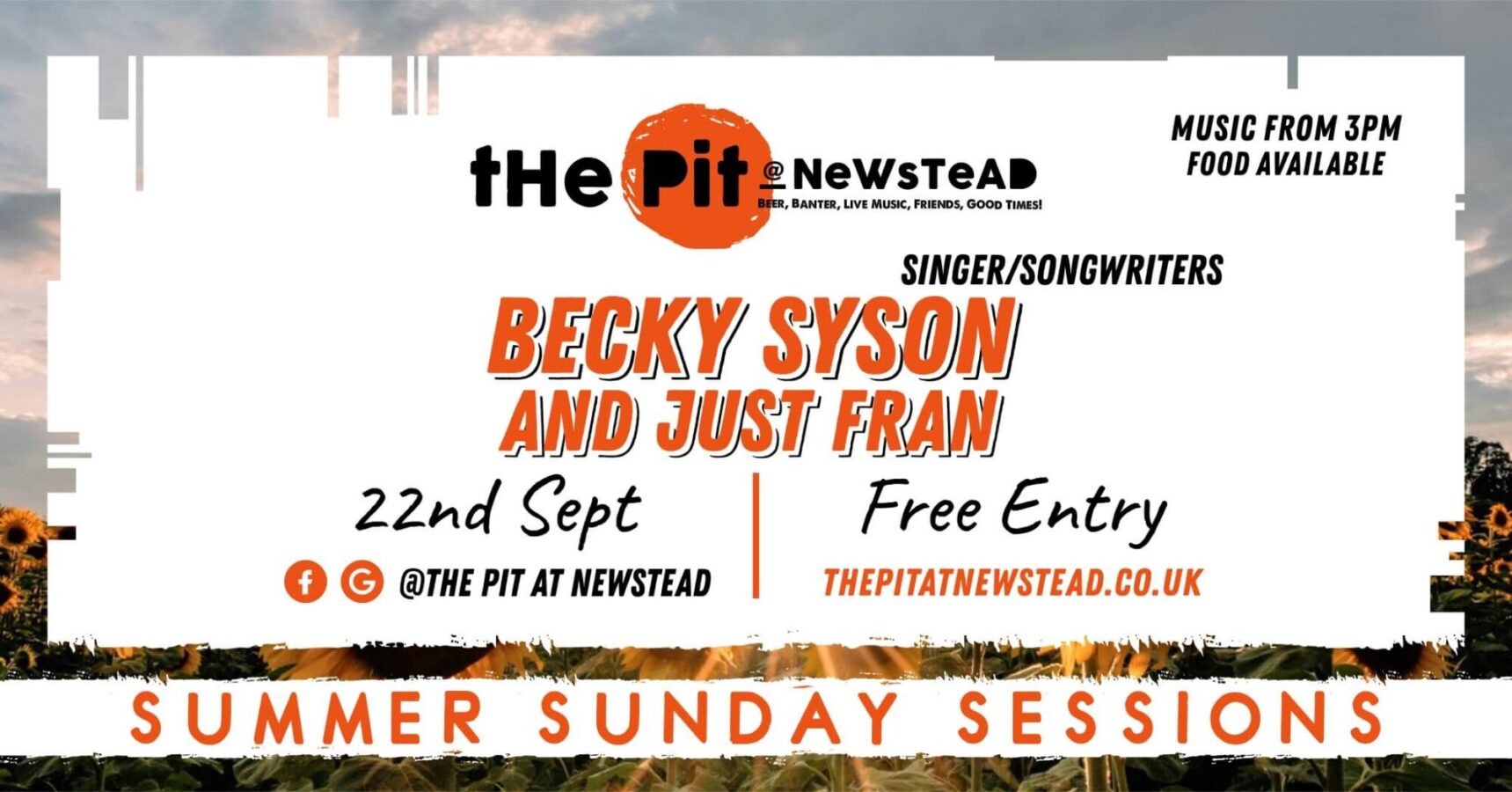Gigs & Events - The Pit @Newstead